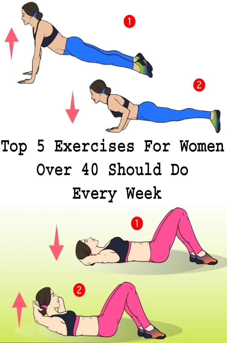 Top 5 Exercises For Women Over 40 Should Do Every Week
