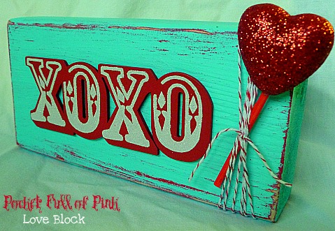 Pocket Full of Pink: XOXO Block {Tutorial}