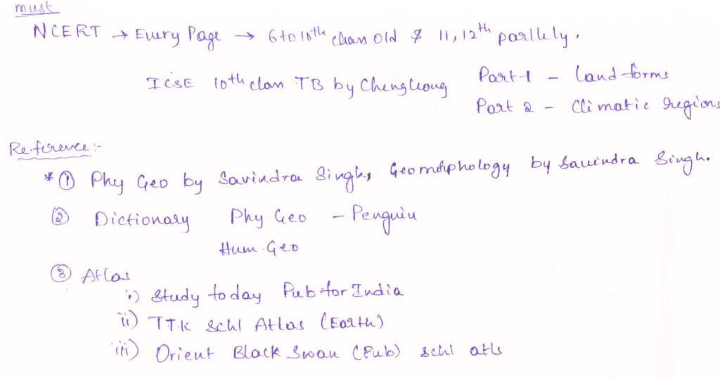Geography Optional Handwritten Notes for UPSC Civil Service Exam ...