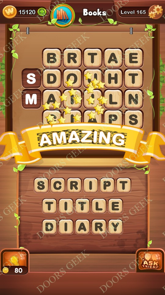 Word Bright Level 165 Answers ~ Doors Geek