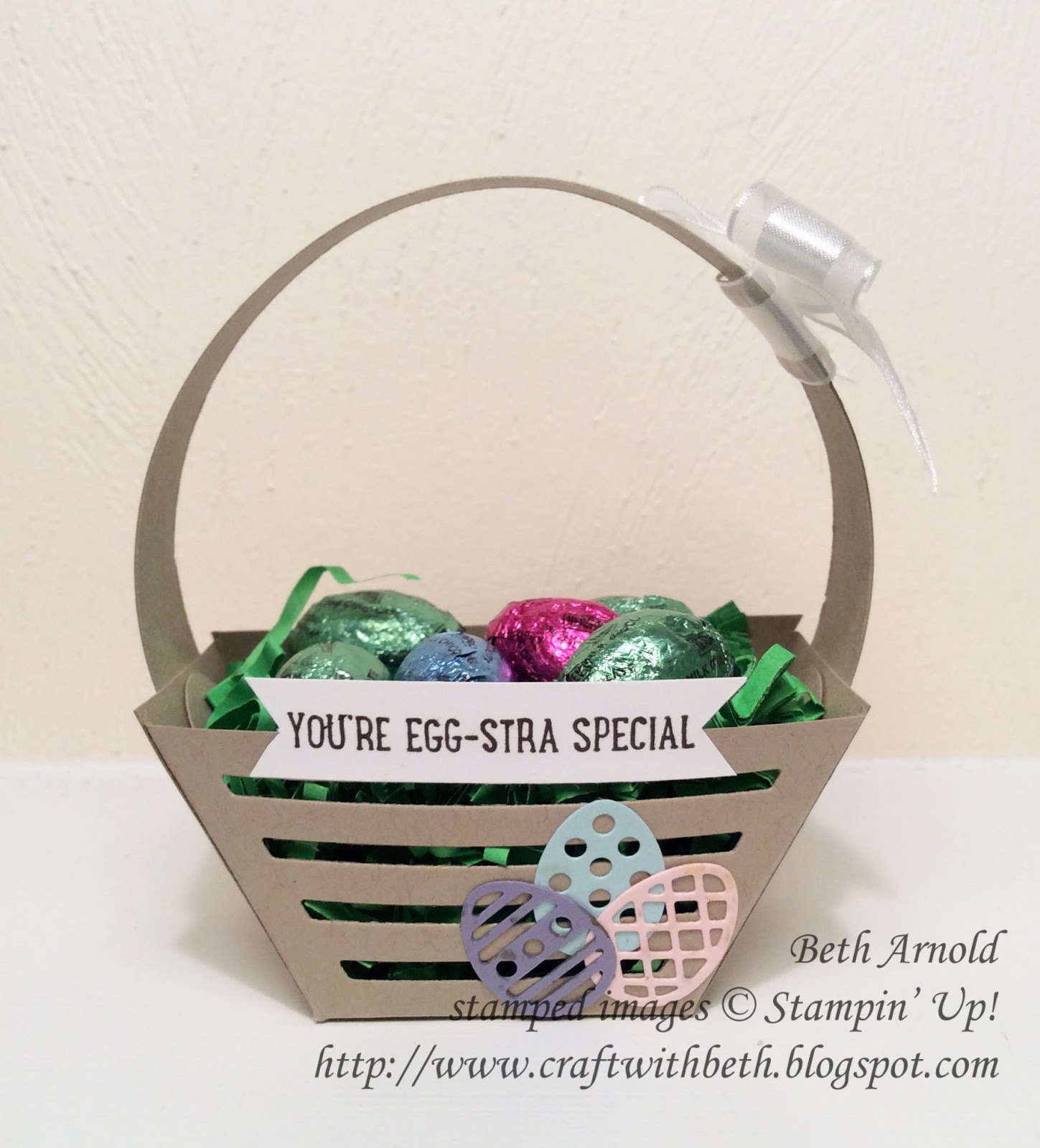 Craft with Beth: Create Your Own Easter Basket with the Window Box Thinlits