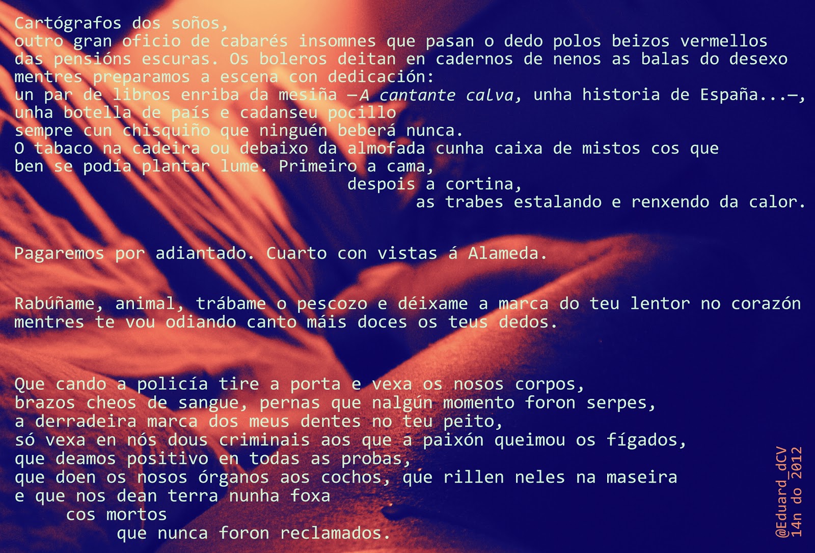 Escriure, llegir i regar el jardí: 2012