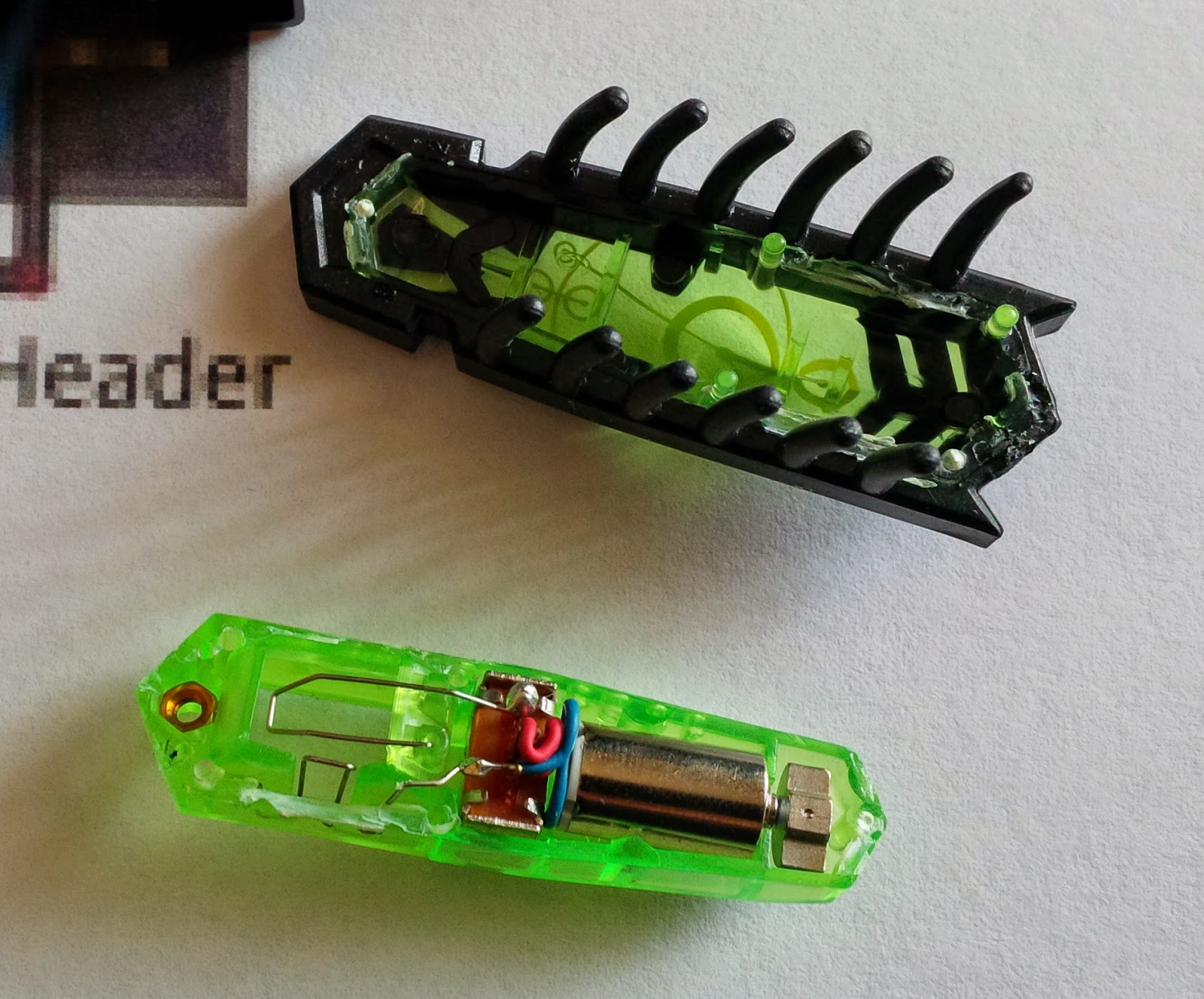 Arduino-Pi Ramblings: Dancing Brushbot assembly...