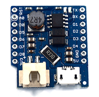IoT with ESP8266: ESP8266 powered by a solar panel and a 18650 battery