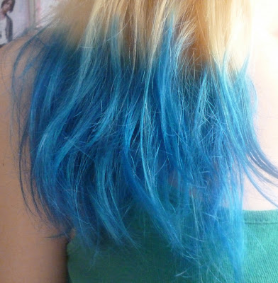 Welcome to the madness~: Blue dip dye~