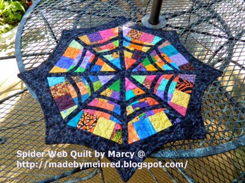 Life in the Scrapatch: Spider Web Quilt Along 2014 ~ Adding the Curved ...