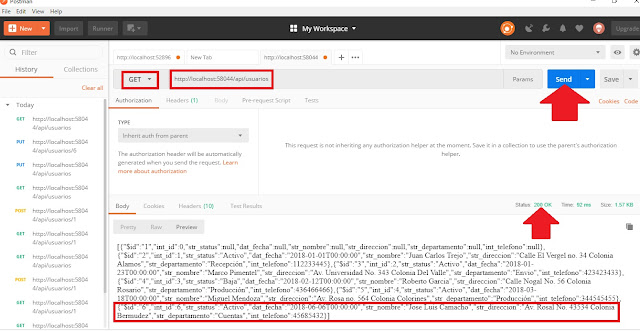 Api Rest : Creación de un Api Rest CRUD en C# - Parte 1