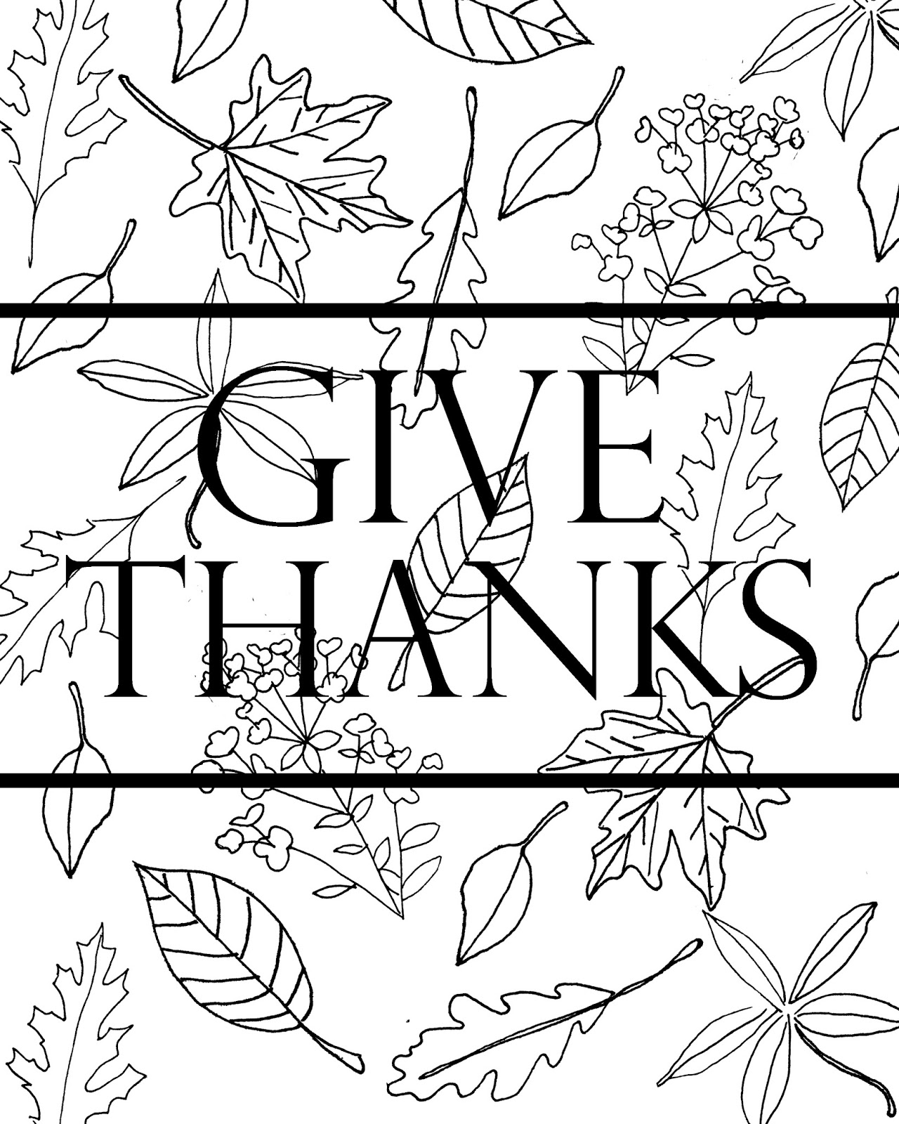 Give Thanks Free Printable - My Someday in May