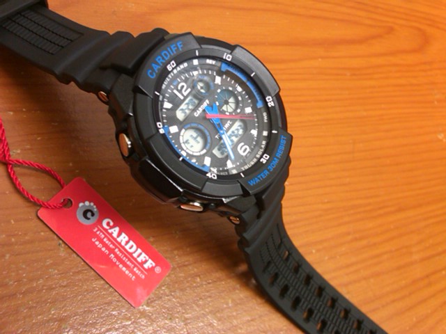 JAM TANGAN CARDIFF WATERPROOF: JAM CARDIFF SPORTY & TRENDY