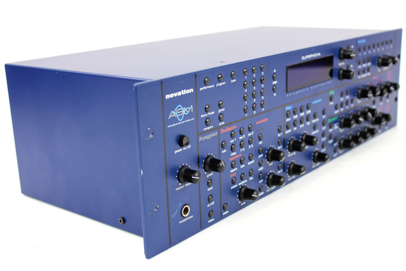 MATRIXSYNTH: Novation Supernova Rack Synth Virtual Analog Synthesizer ...