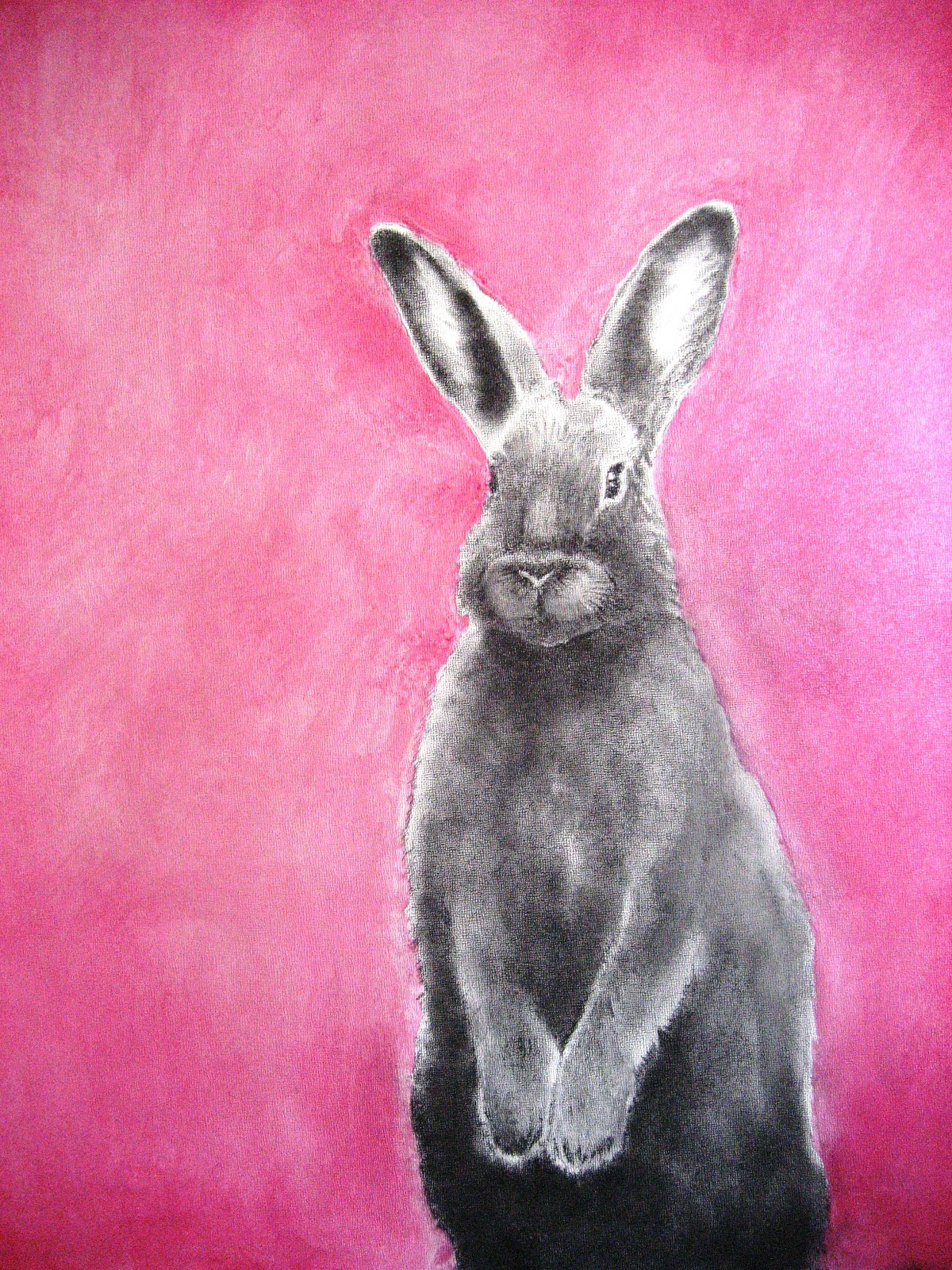 MB Leonard Art: A Year in Paintings: March 29, 2012 - Rabbit