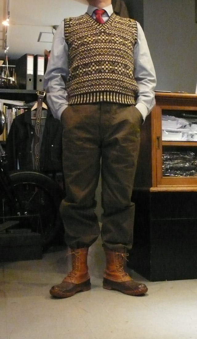 WARP AND WOOF: Original Hunting Pants のサンプルが完成致しました！