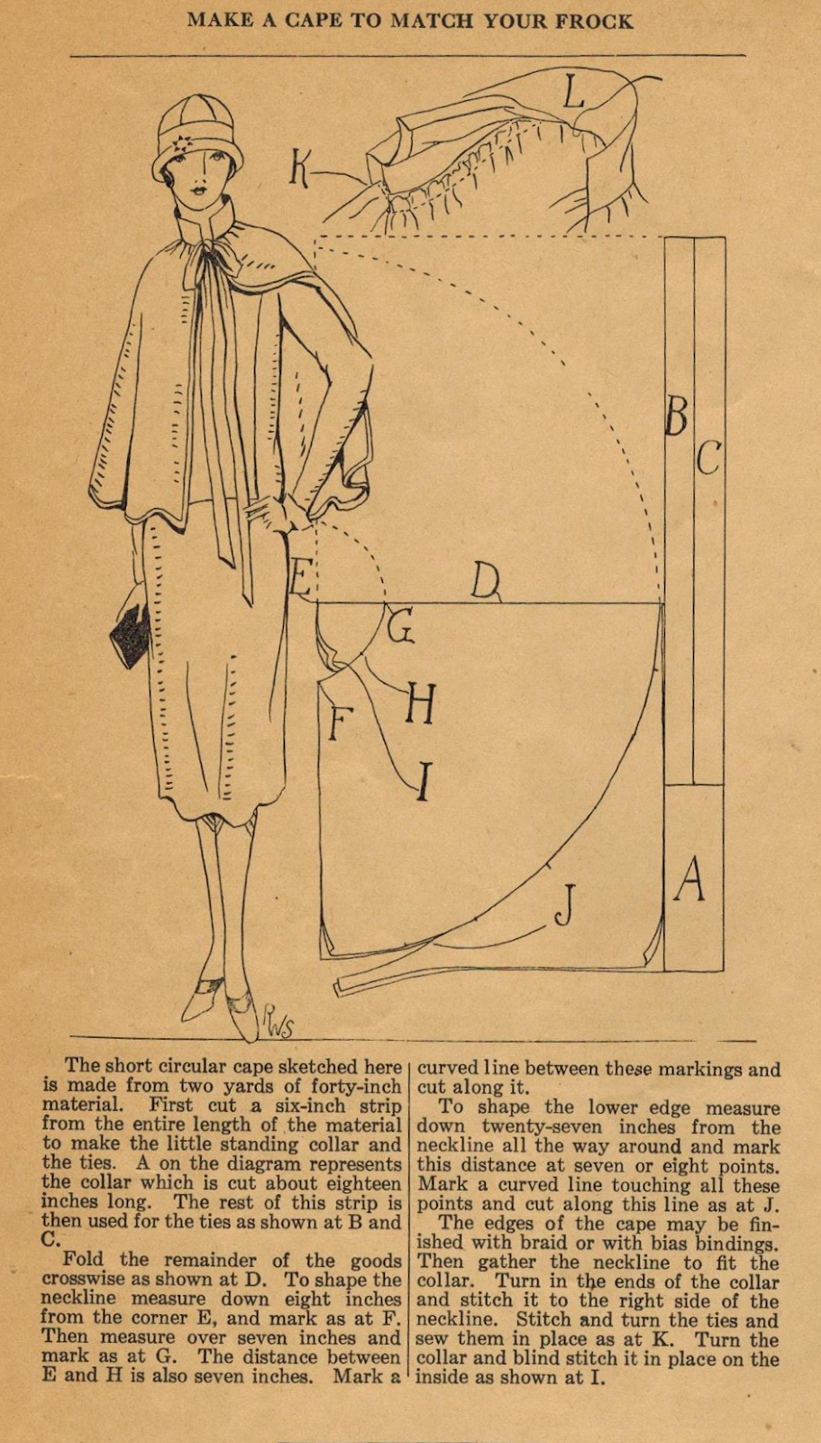The Midvale Cottage Post: Home Sewing Tips from the 1920s - A Short ...