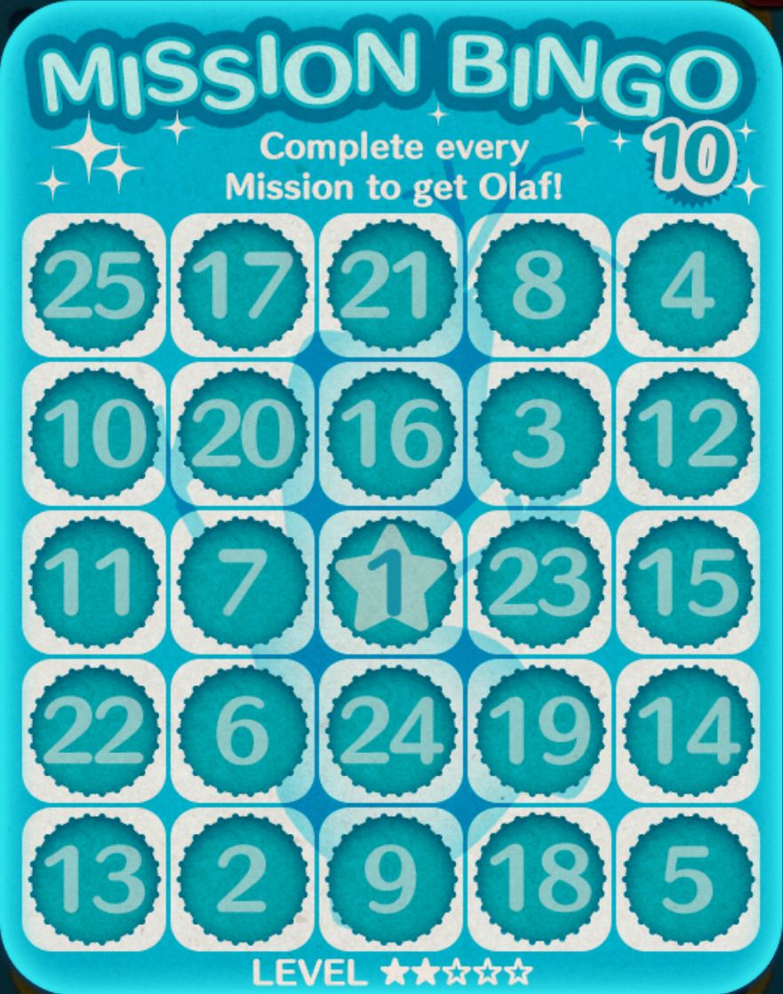 LINE: Disney Tsum Tsum (Global) - Mission Bingo Cards 【up to Bingo 30 ...