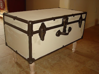 Prudently Painted Vintage: Travel Trunk