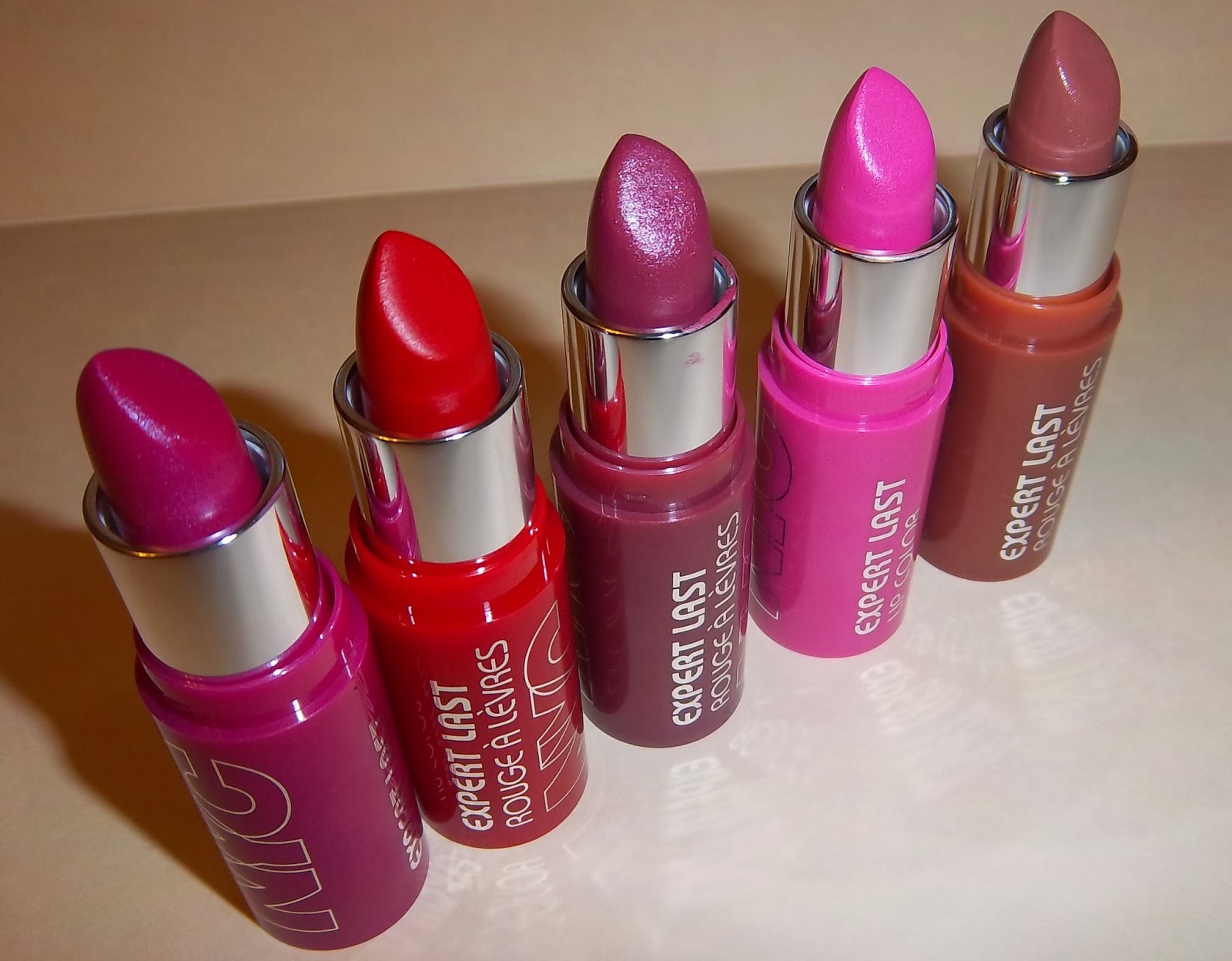 Rural Glamour: N.Y.C. New York Color Expert Last Lip Color Swatches ...