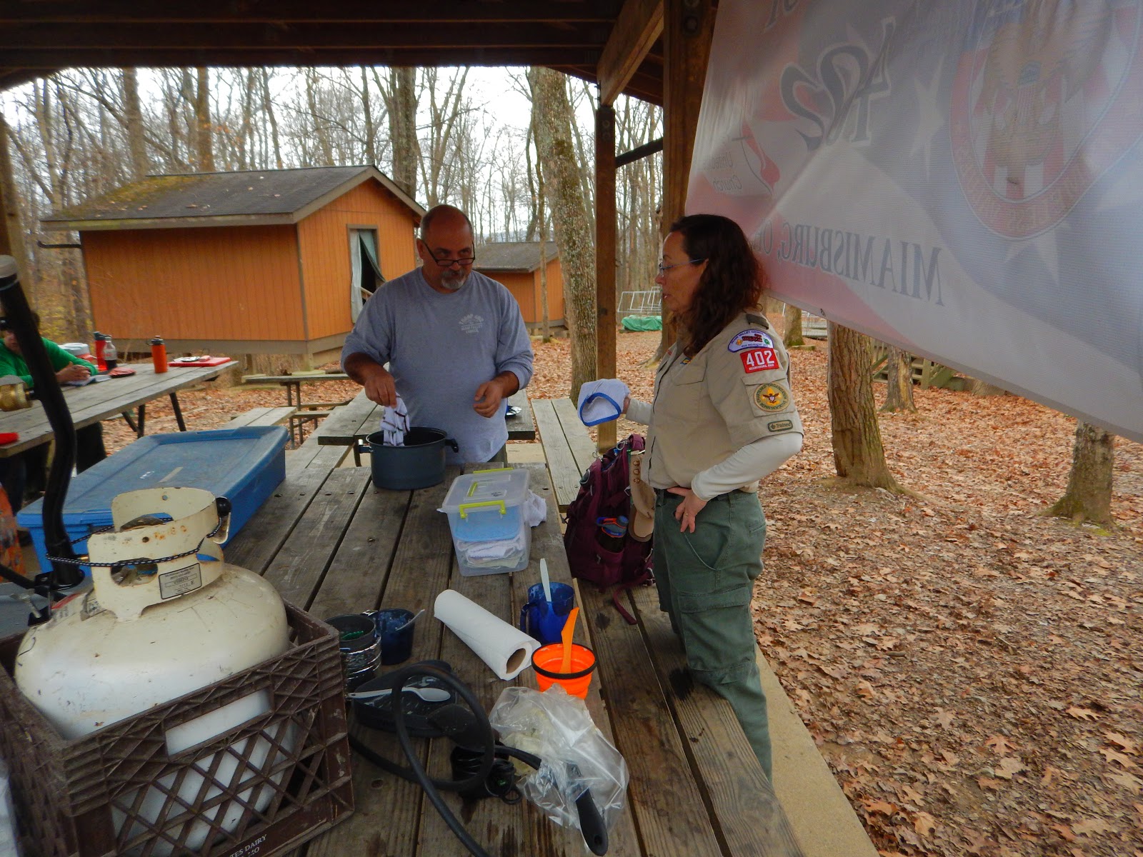 Troop 402 Miamisburg Ohio: Campout & Orienteering - at Camp Friedlander