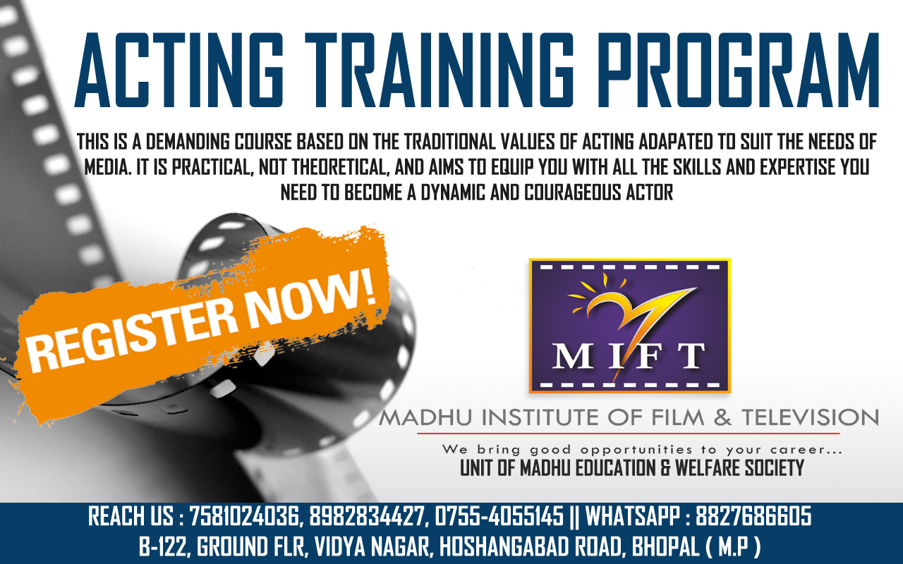 REGISTRATION OPEN : ACTING 1 YEAR CERTIFICATE TRAINING PROGRAM 2K16 ...