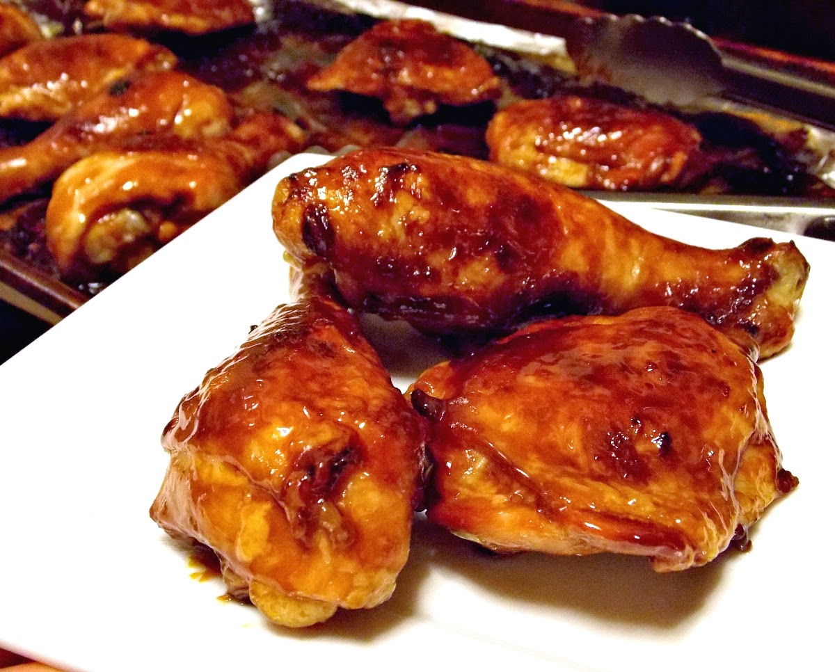 Mystery Lovers' Kitchen: Coffee Glazed Barbecued Chicken on the Grill ...