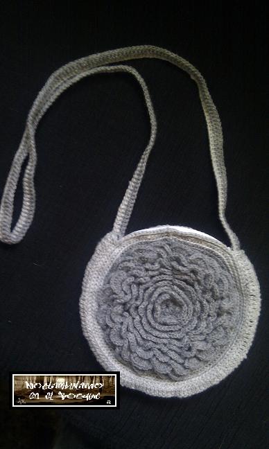 Bolso Flor de ganchillo | Noctambulando en el Bosque