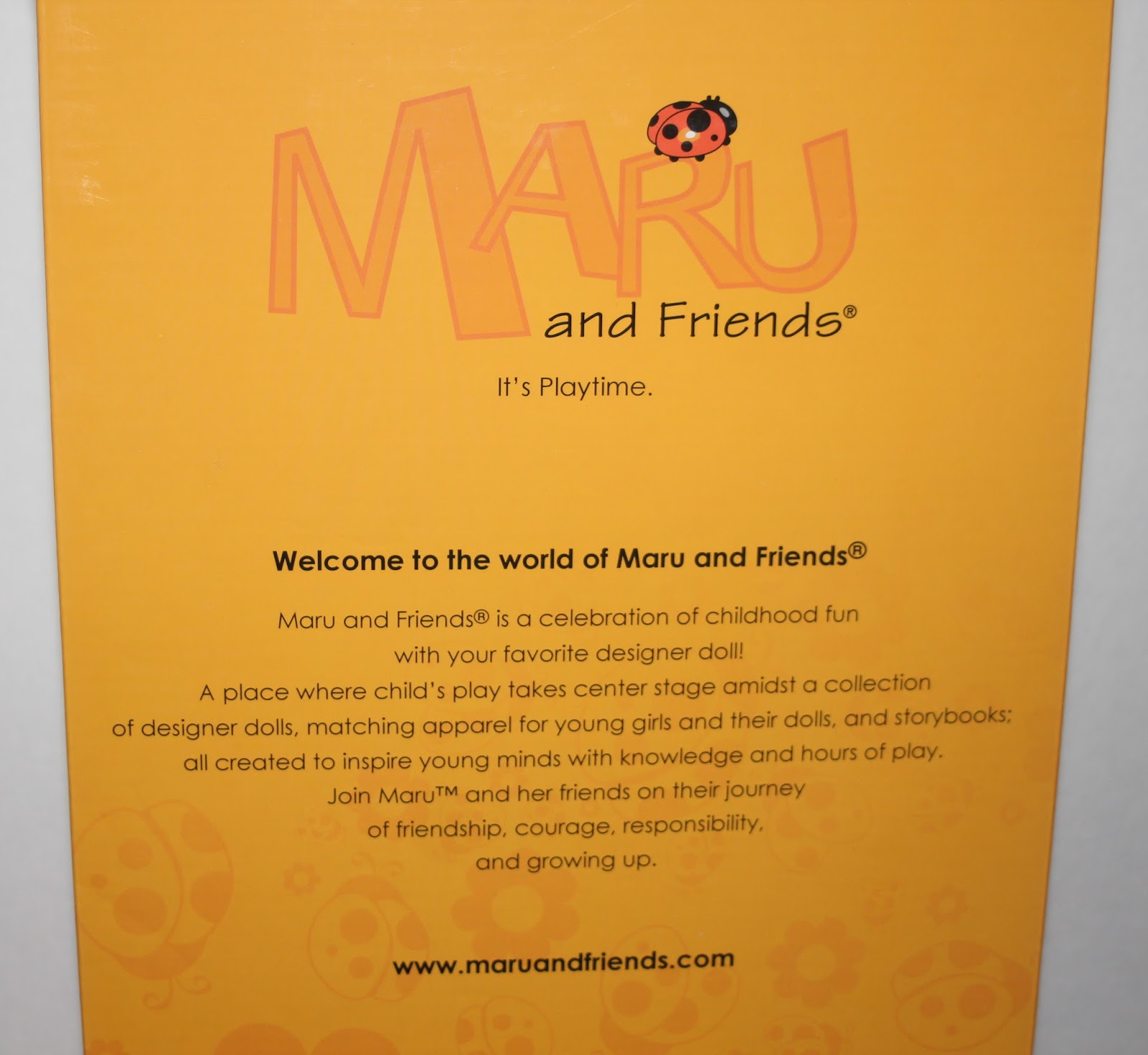 PLANET OF THE DOLLS: Review of Maru From Maru and Friends