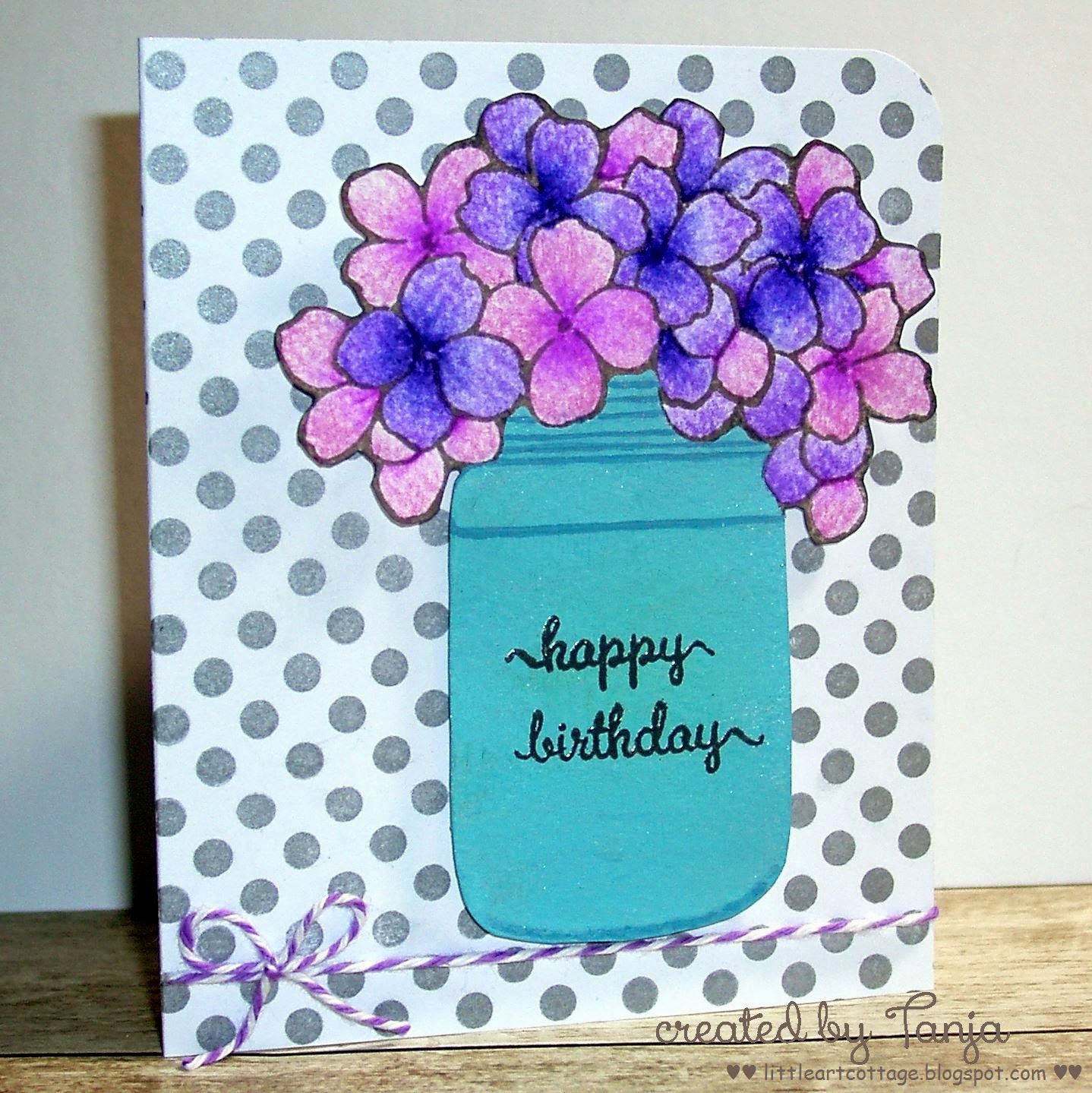 Little Art Cottage: Happy Birthday Mason Jar