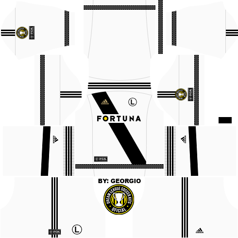 Dream League Soccer Kits: Legia Warszawa 16/17 - DLS16 & FTS - By ...