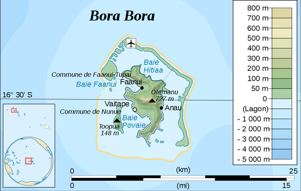 Bora Bora island and best beach hut resort - THE BEST BEACH