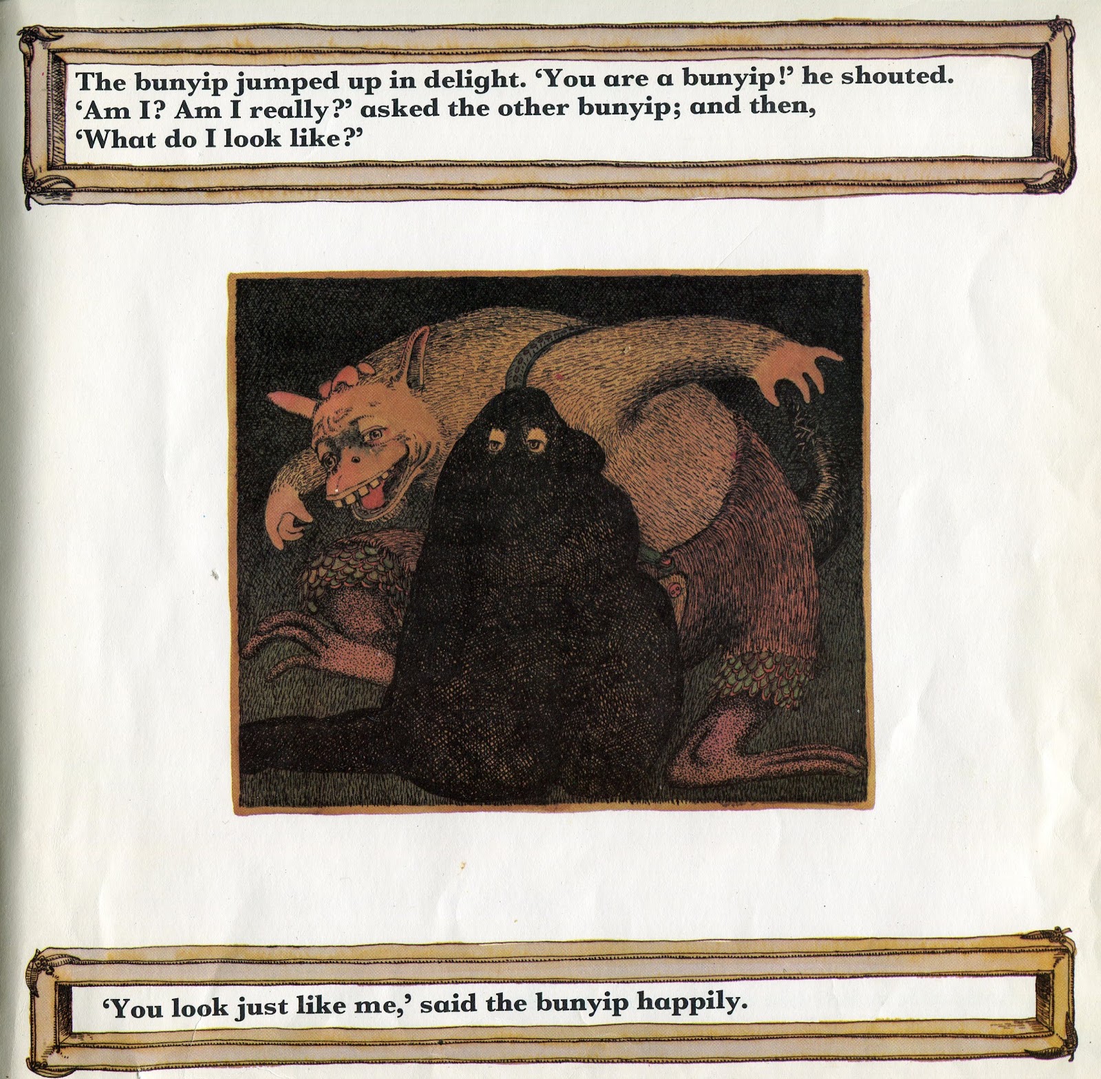 We read it like this: The Bunyip of Berkeley's Creek: 'What am I? What ...