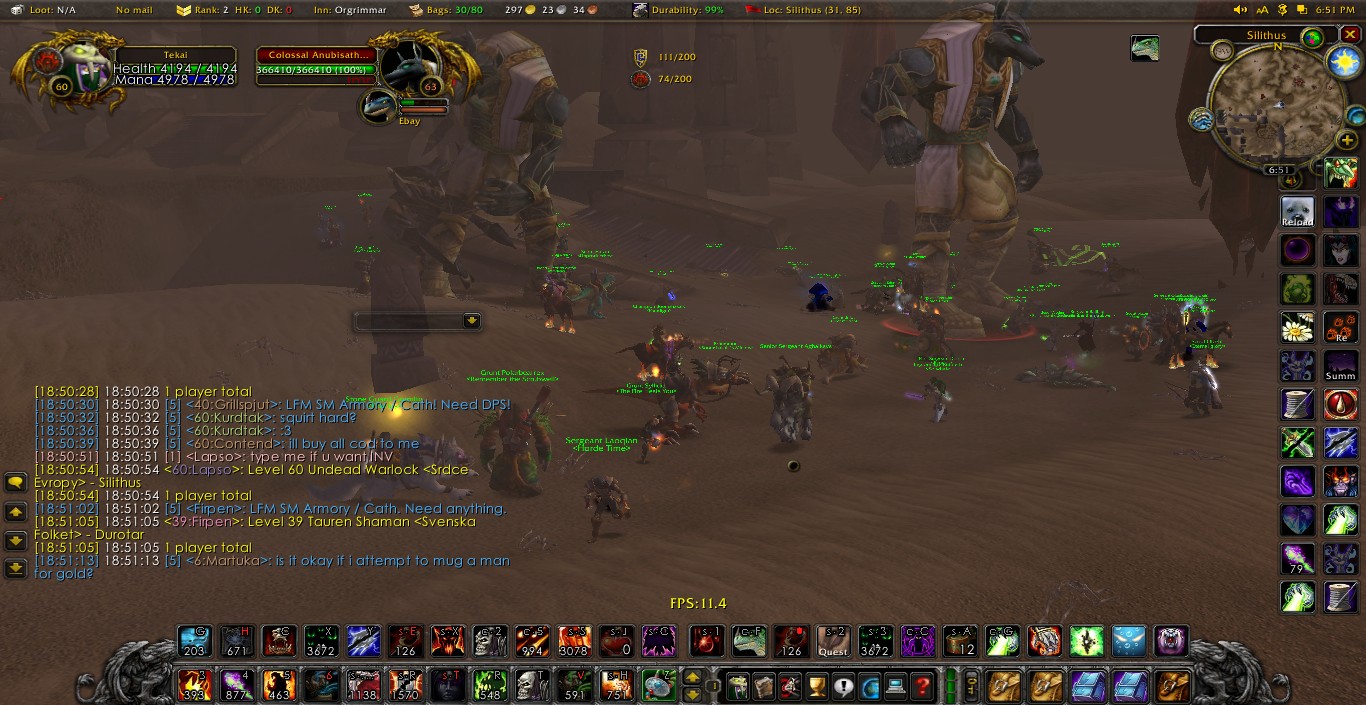 Progression annexe: 13 August 2016 - Kronos WoW opens the Silithus doors