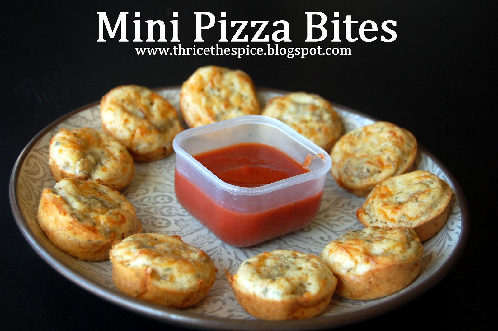 ThriceTheSpice: Mini Pizza Bites