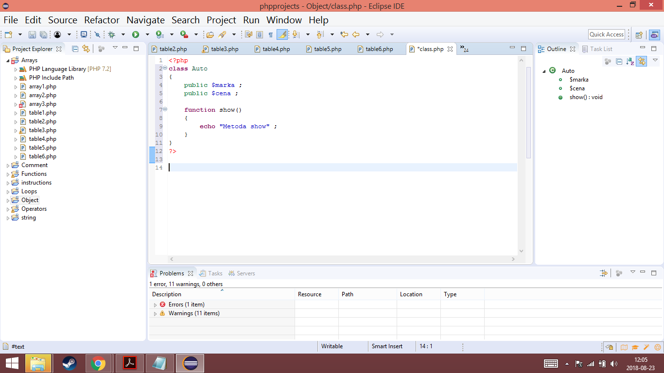 PHP cz.6(Programowanie Obiektowe)