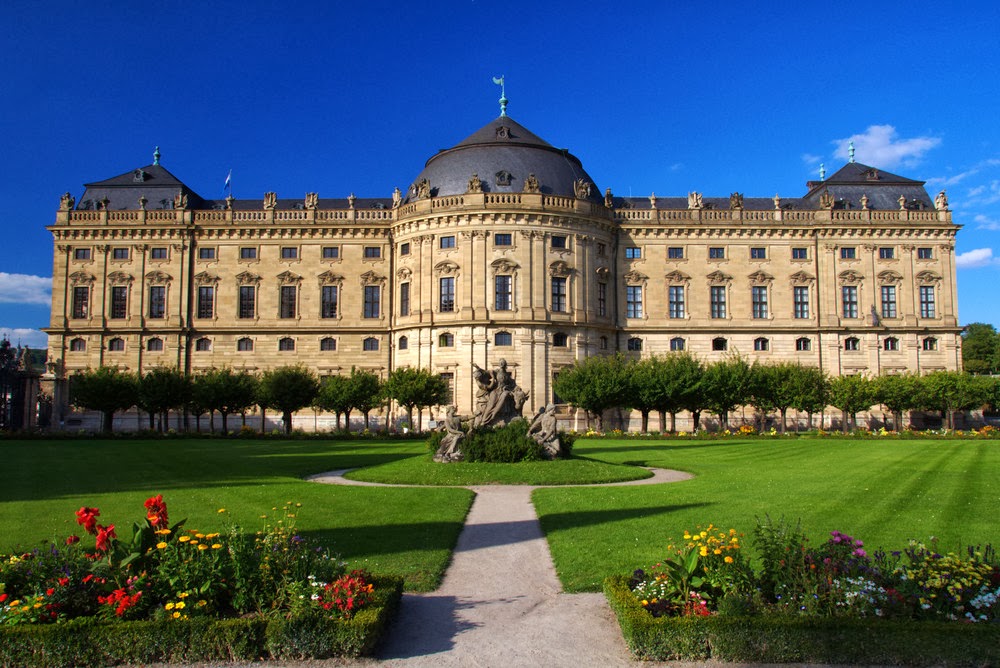 Palace of Wurzburg in Germany ~ travel one two three