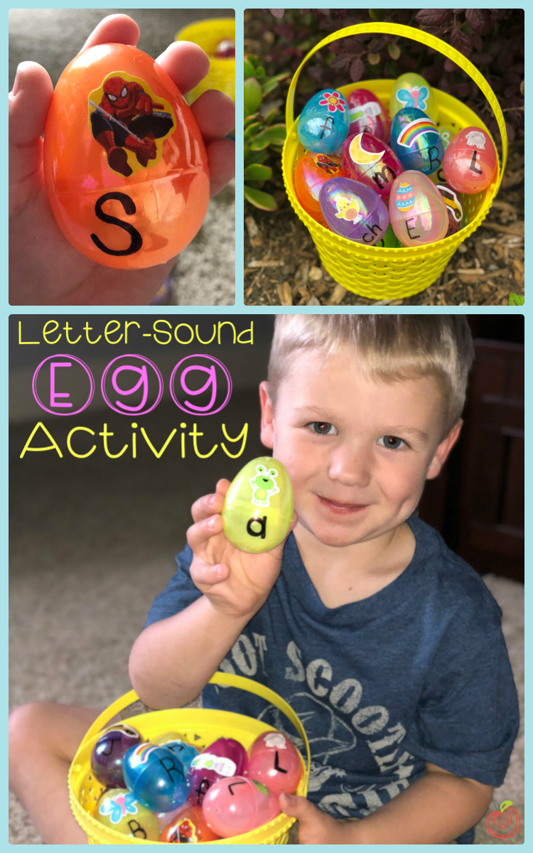 Initial Sounds Phonics Easter Egg Activity | TheHappyTeacher