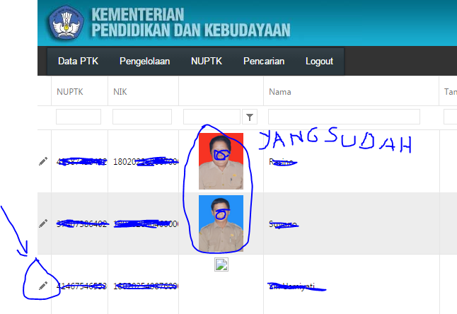 Cara verval ptk dalam penyempurnakan data Dapodik - Basirin.com
