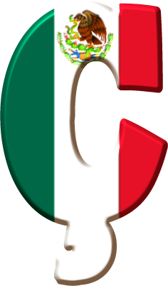 Alfabeto con la Bandera de México. - Oh my Alfabetos!