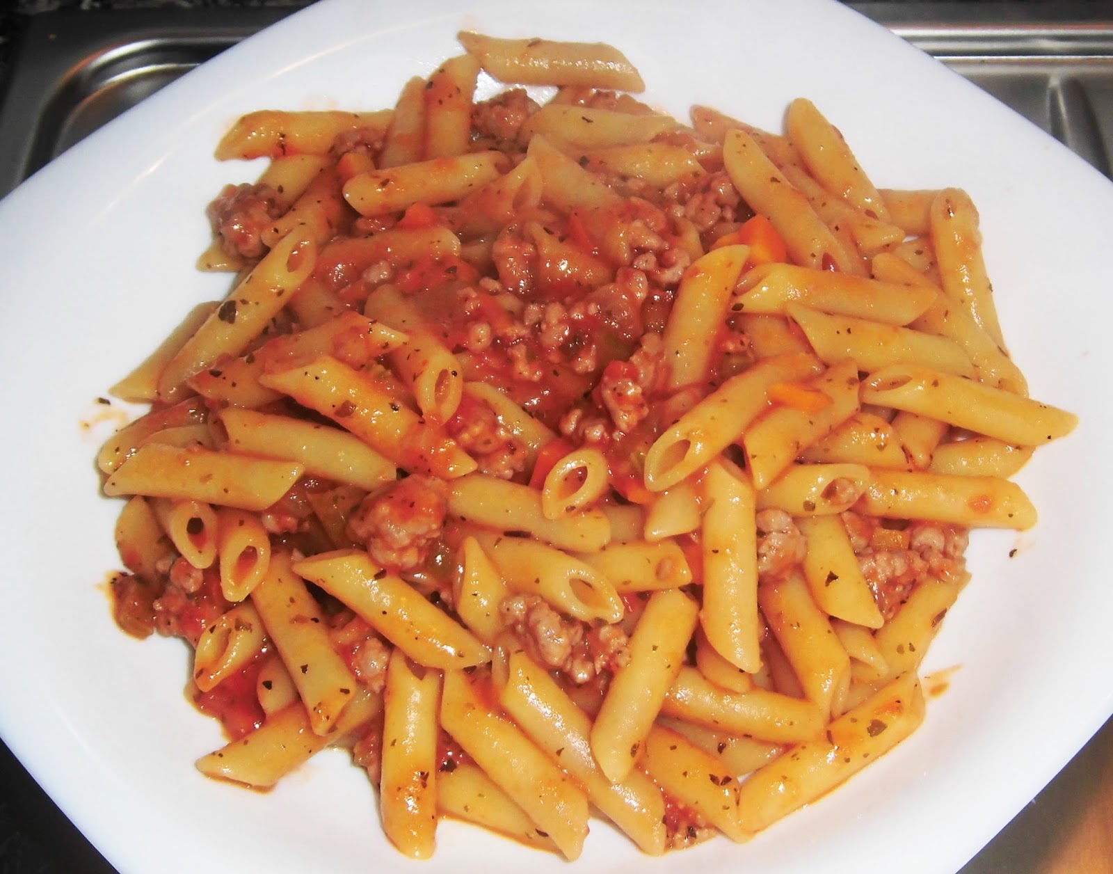 Recetas Javier GB: Macarrones Boloñesa