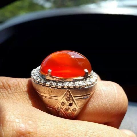 BATU CINCIN AKIK: BONGKAHAN BAHAN MENTAH BATU CINCIN AKIK CEMPAKA MERAH