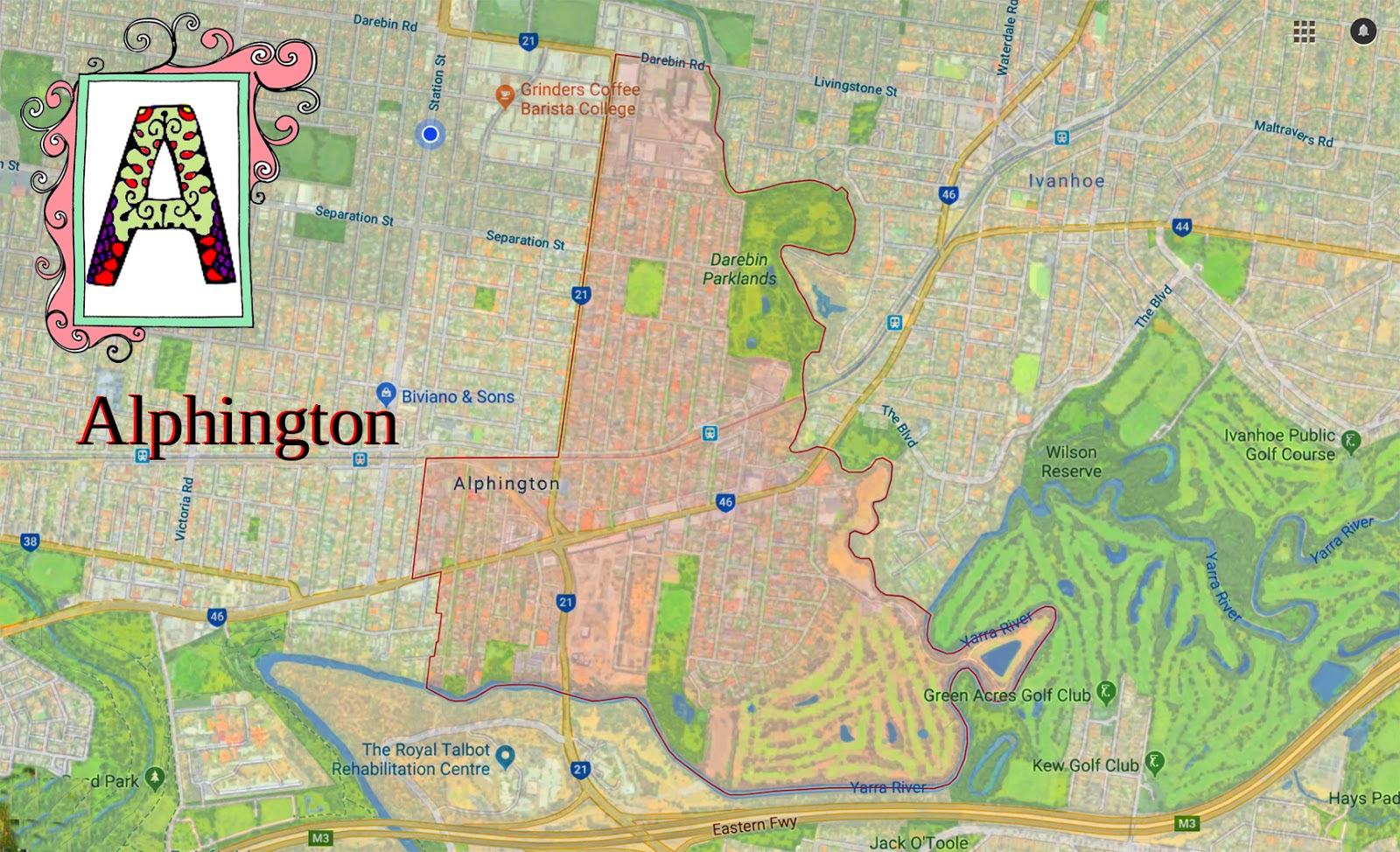 MAP: A for ALPHINGTON