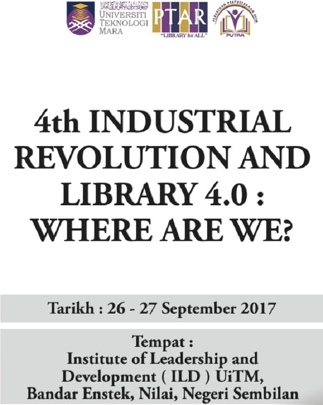 "4th Industrial Revolution & Library 4.0 : Where Are We? - Perpustakaan ...