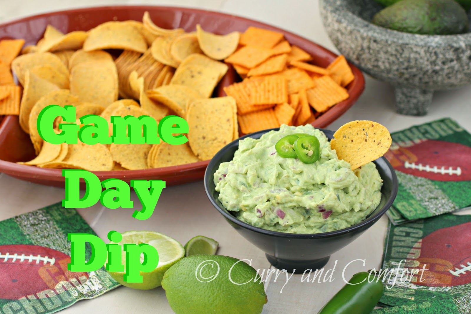 Kitchen Simmer: Game Day Creamy Avocado Jalapeno Dip with Cheez-It ...