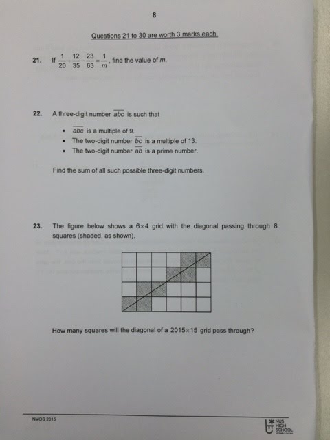 Chang's Math blog: P5 NMOS Prelim Questions