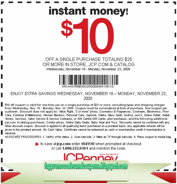 Free Promo Codes and Coupons 2023: JcPenney Coupons