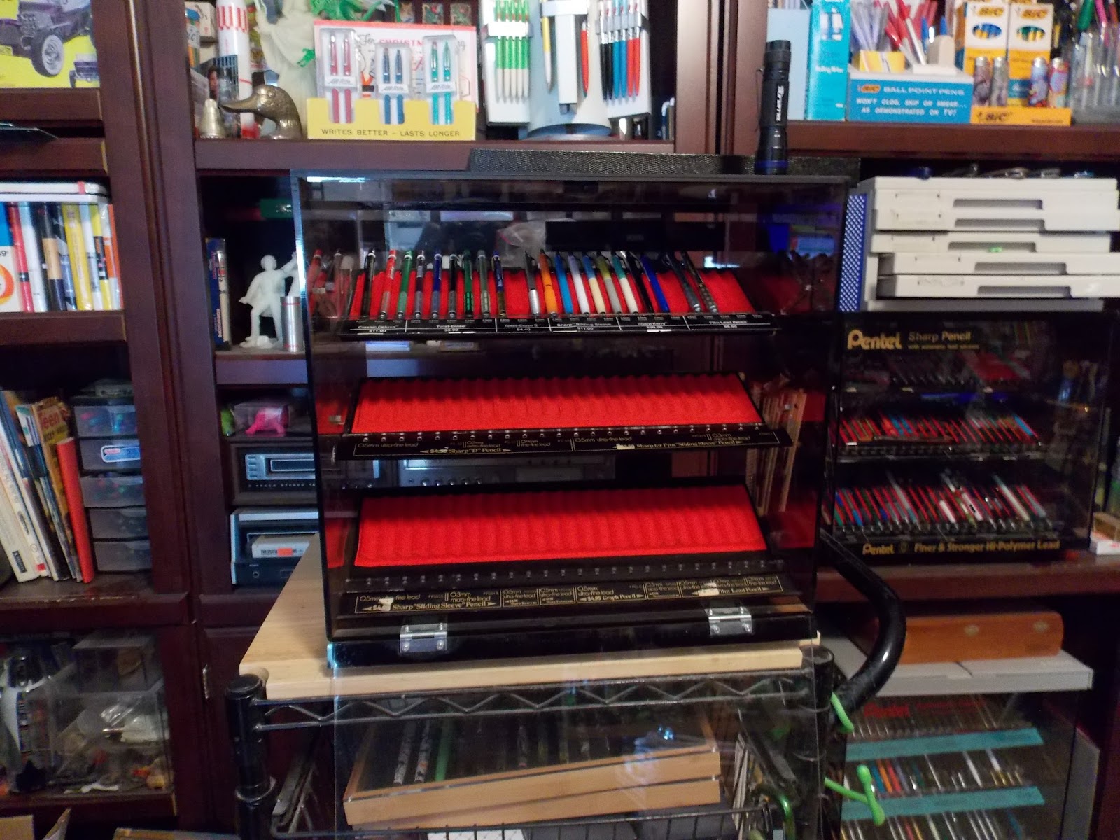 My Supply Room: Vintage Pentel Display Case