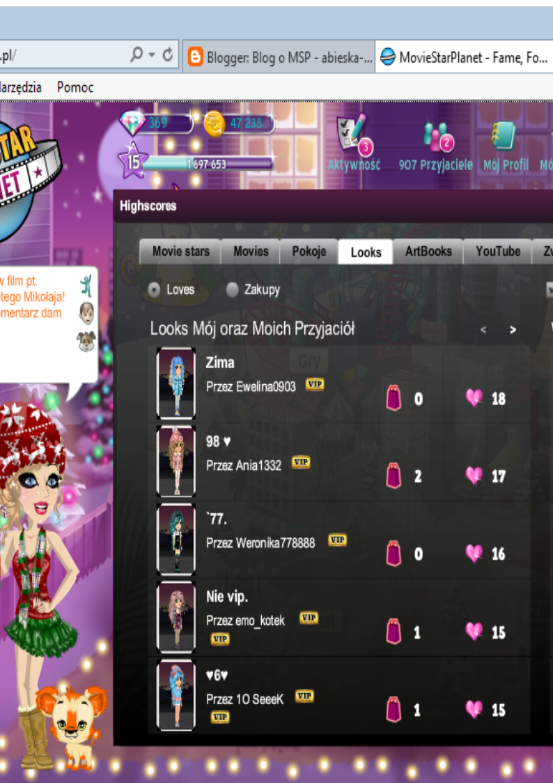 Blog o MovieStarPlanet: abieska-wariatka-i-msp.blogspot.com: Modne MSP 1#