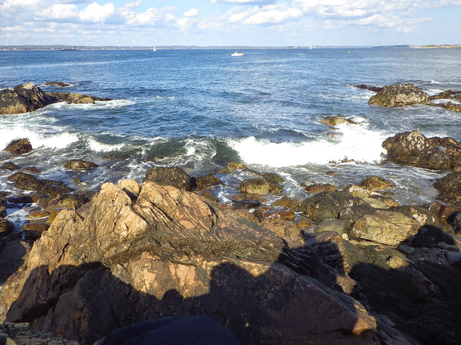 Novitiate Life: Basking at the Beach... on Razor Sharp Rocks