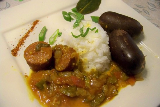 Cuisine en folie: Rougail Saucisses et boudin antillais