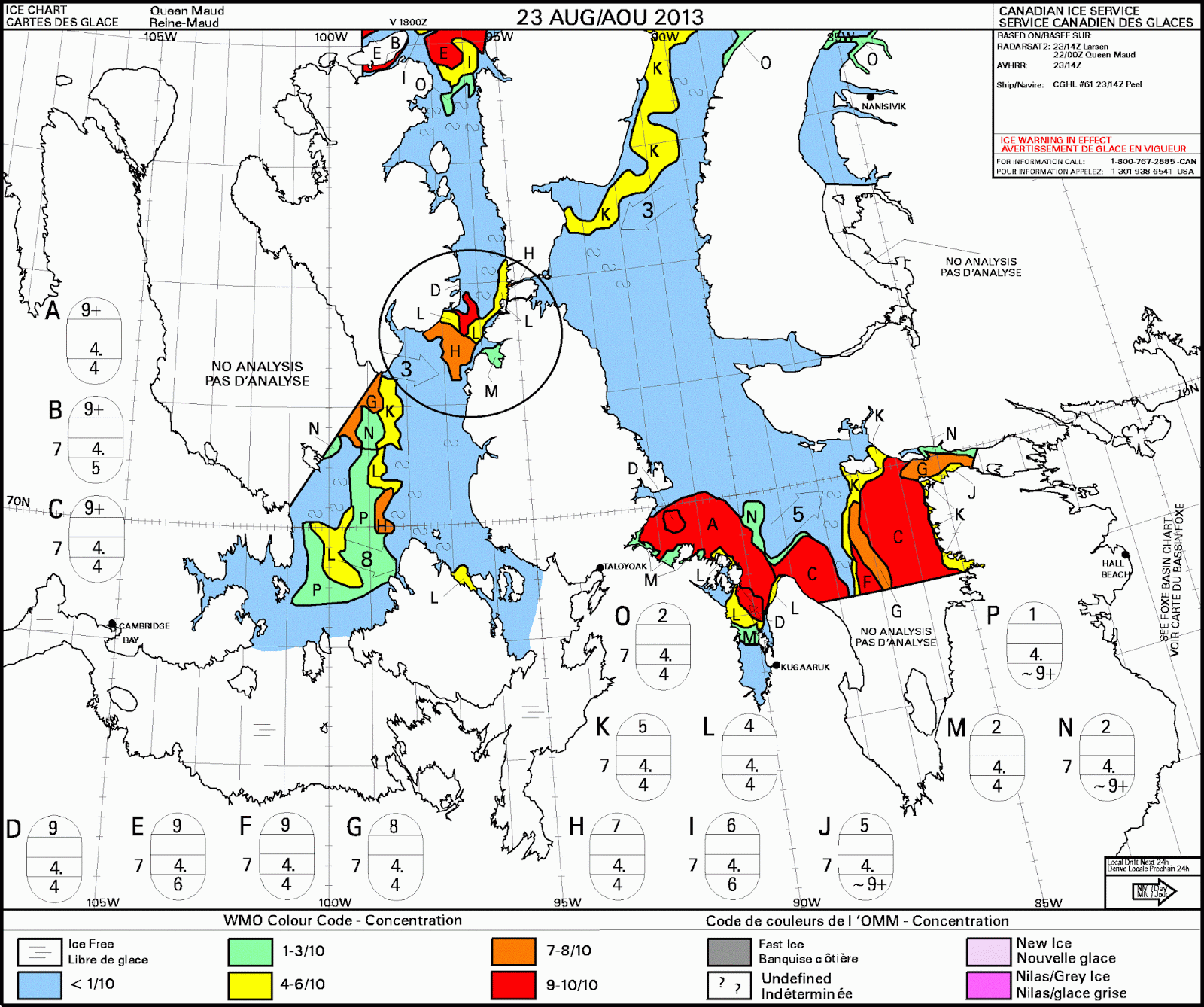 Northwest Passage 2013: More of the 2013 escape from Bellot Strait ...