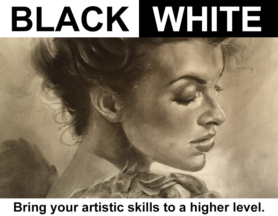 ART MENTORING – B & W : CRIS DELARA