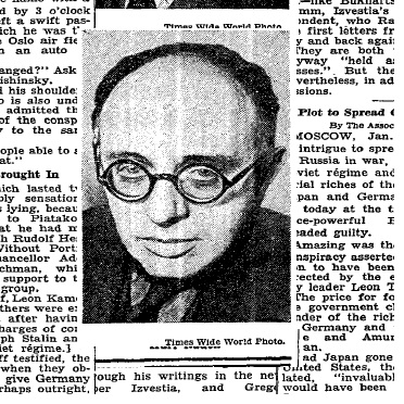 Amistad Hispano-Soviética: Los Procesos de Moscú: La confesión de Piatakov